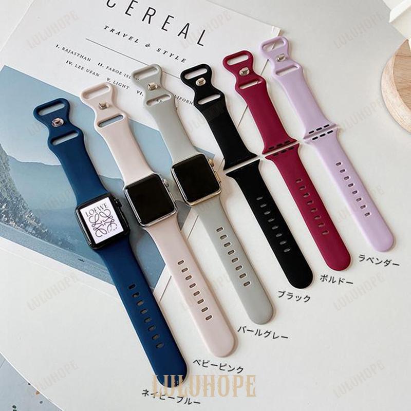 Apple Watch SE 9 バンド アップルウォッチ 8 Ultra ベルト 40mm 女性 シリコン 44mm 45mm スポーツ iWatch : Yuj Shop - 通販 ...