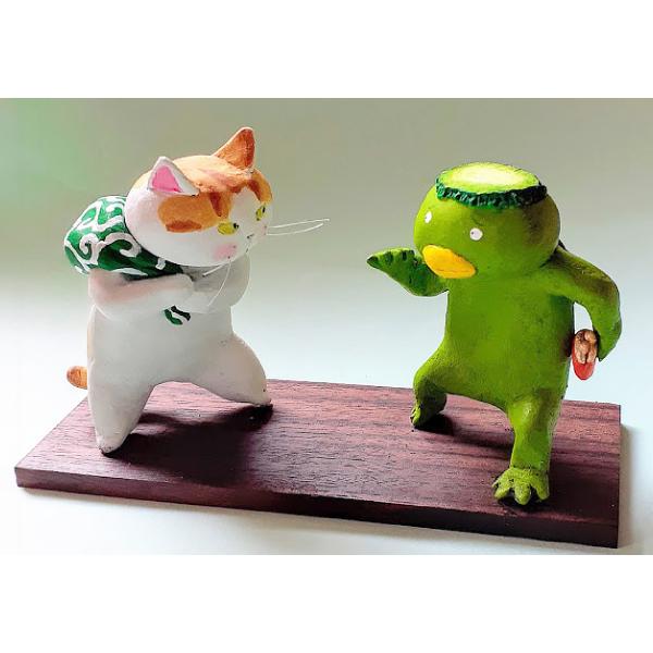 ポストカード イラスト カラー写真 高橋理佐 猫粘土作家 泥棒ネコとかっぱらい 105×150mm : ユージニアyh - 通販 - Yahoo!ショッピング