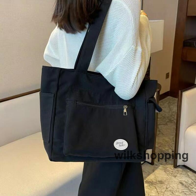 トートバッグ レディース 大きめ キャンバス ショルダーバッグ a4 軽量 ファスナー付き バッグ 大人 お出かけ かわいい ポケット付き トート : YUKストア - 通販 - Yahoo ...