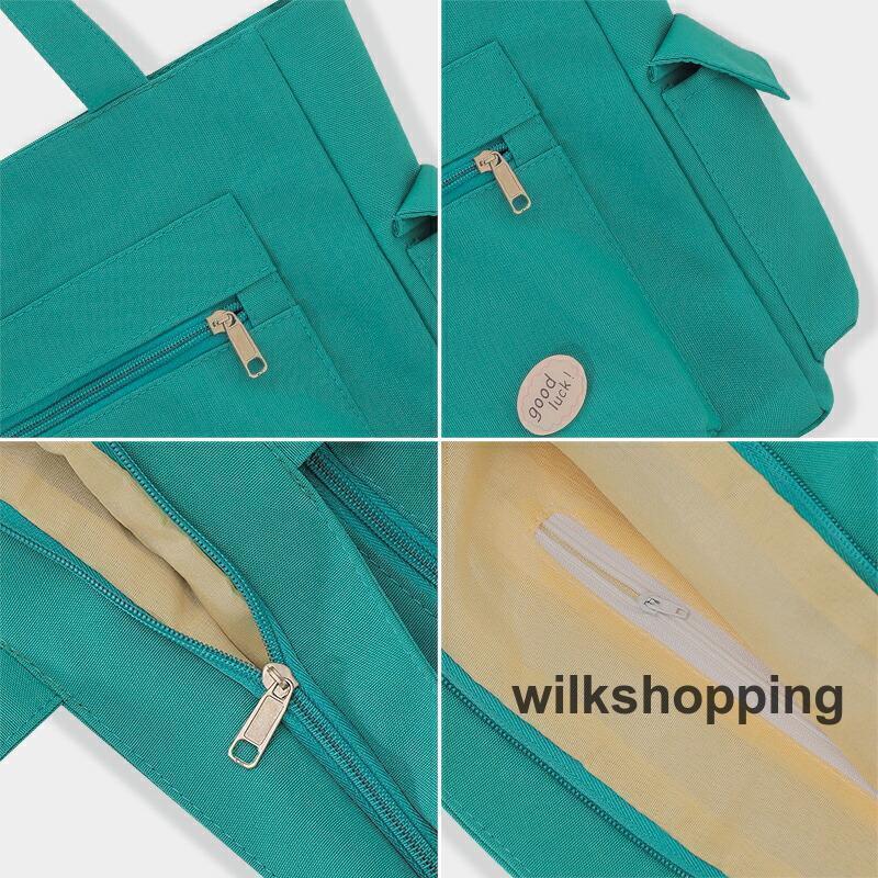 トートバッグ レディース 大きめ キャンバス ショルダーバッグ a4 軽量 ファスナー付き バッグ 大人 お出かけ かわいい ポケット付き トート : YUKストア - 通販 - Yahoo ...