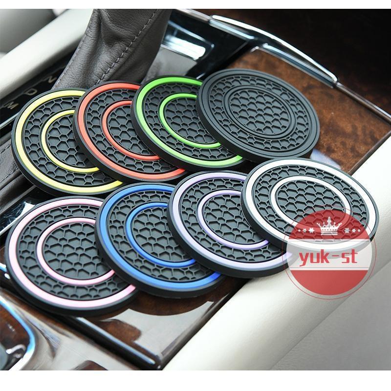 N-WGN（ホンダ）JH1、2系車用コースター 2個セット カップホルダー ドリンクマット 滑り止め 柔らかソフト デコレーション 車内アクセサリー カー用品 : YUKストア - 通販 ...