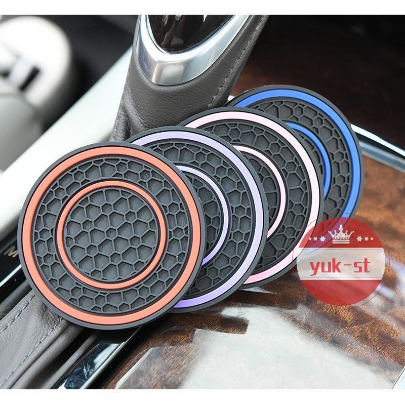 ステップワゴン（ホンダ）RP系車用コースター 2個セット カップホルダー ドリンクマット 滑り止め 柔らかソフト デコレーション 車内アクセサリー カー用品 : YUKストア - 通販 ...