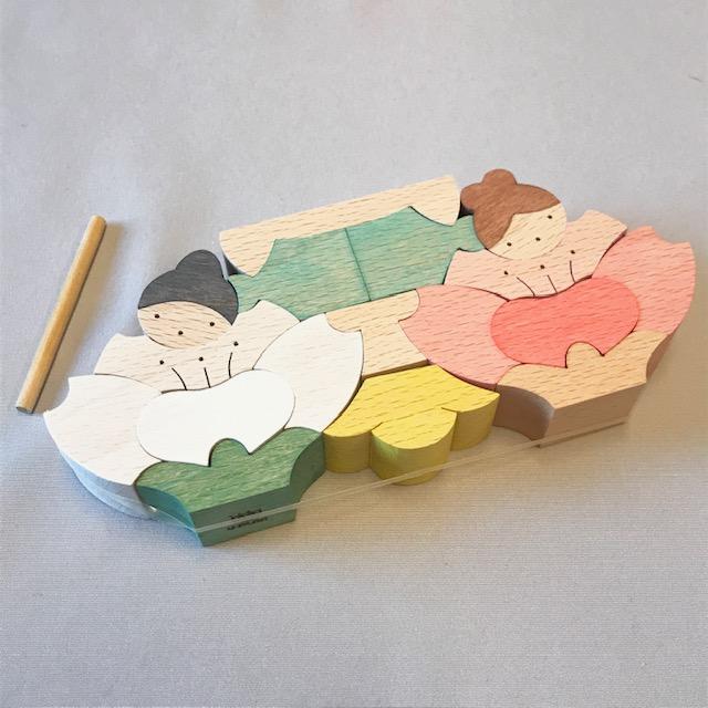 KH534 桜の花坐りびな 小黒三郎 組み木のひな人形 : kh534 : ゆかいなさかなYahoo!店 - 通販 - Yahoo!ショッピング