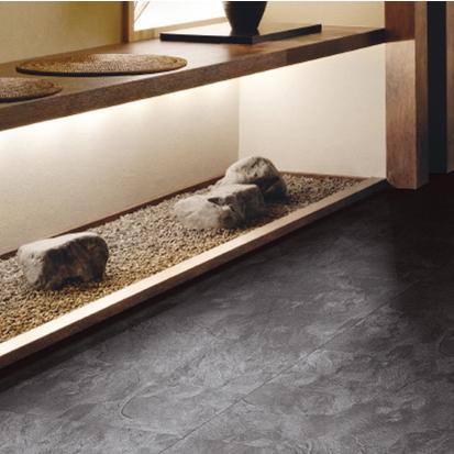 サンゲツ (カットサンプル) 複層ビニル床タイル ストーン＆アクセント 玄昌石 IS-2158 （約22cm角正方形） : 床材専門店 床一徹 - 通販 - Yahoo!ショッピング