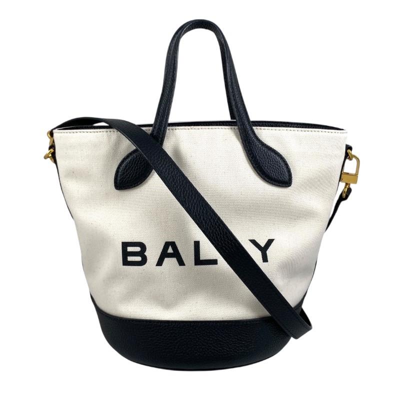 Bally 【BALLY】バリー バケット WAU00Z ハンドバッグ キャンバスレザー レディース 2Way ショルダー 中古 : YUKICHIストア - 通販 - Yahoo!ショッピング