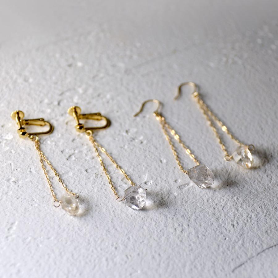 K10 ハーキマー ポイント イヤリング ピアス :oc-ep-0613:ユキコ オオクラ 大倉珊瑚店 - 通販 - Yahoo!ショッピング