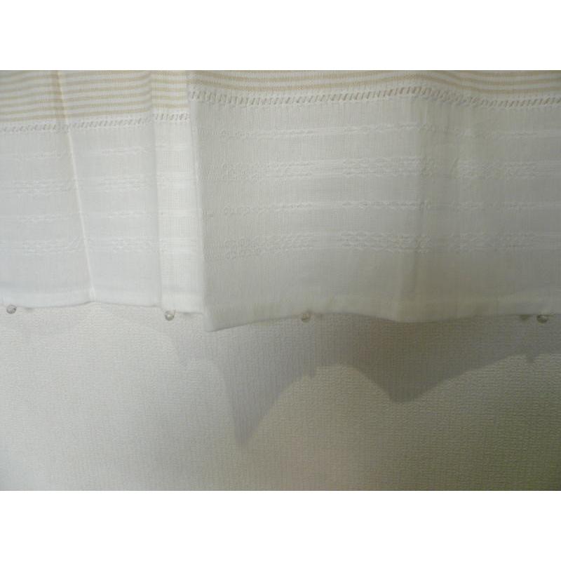 送料無料 カフェカーテン 約110x45cm「キッチン」透け感なしsumi-ビーズ付79779 色はブルーでお届けします。 : ユキミ家具 ...