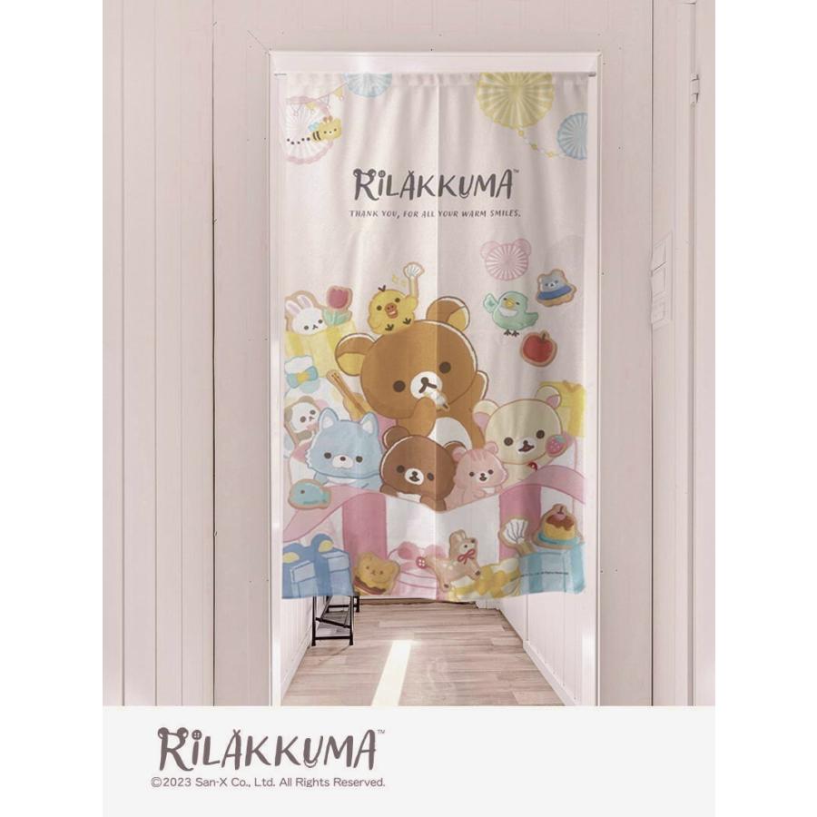リラックマ のれん幅85cmX丈150cm-4タイプ 日本製juuku : ユキミ家具 - 通販 - Yahoo!ショッピング