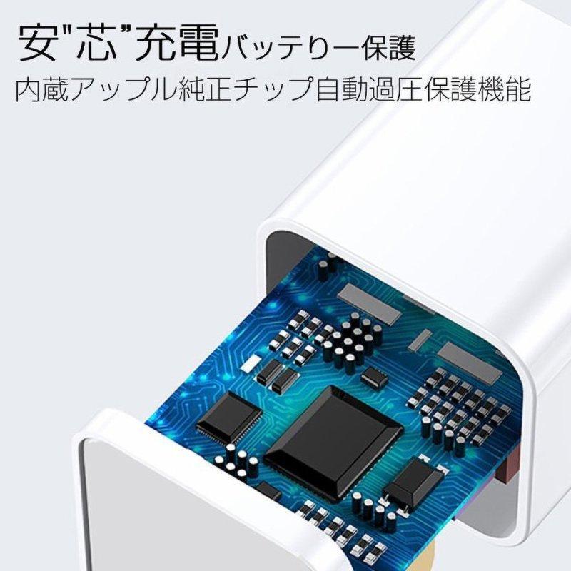 USBーA対応商品iPhone / iPod対応[USB給電]5W AC - USB充電器 （ホワイト） Foxconn製シリアルナンバー付き ...