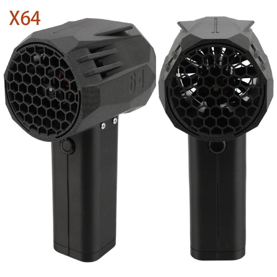 X6mini/X64/X64PRO ミニ 暴力ターボファン 車用バイオレント ブロワー ターボジェットファン 64mm ダクトファンブラシレスモーター送風機 風速66m/s 4000mAh ...