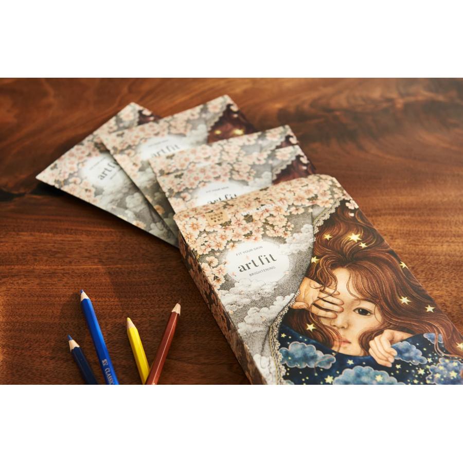 FIT YOUR SKIN（フィット ユア スキン）アートフィット ブライトニング マスク 韓国コスメ シートマスク :FYS001 ...