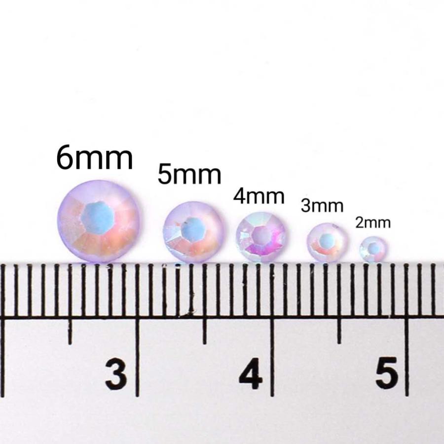 多種類大容量 透明ABストーン オーロラ加工 高分子ストーン ラインストーン デコストーン 2mm 3mm 4mm 5mm 6mm : デコゾーン - 通販 - Yahoo!ショッピング