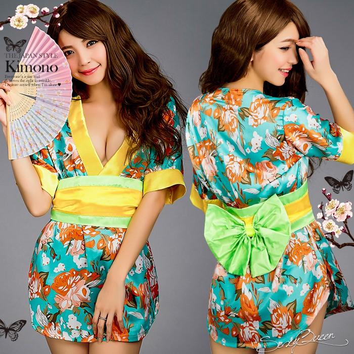 コスプレ 衣装 花魁 着物 浴衣 セクシー コスチューム かわいい セクシー ハロウィン コスプレ衣装 着物コスプレ ミニ浴衣 セクシー ...