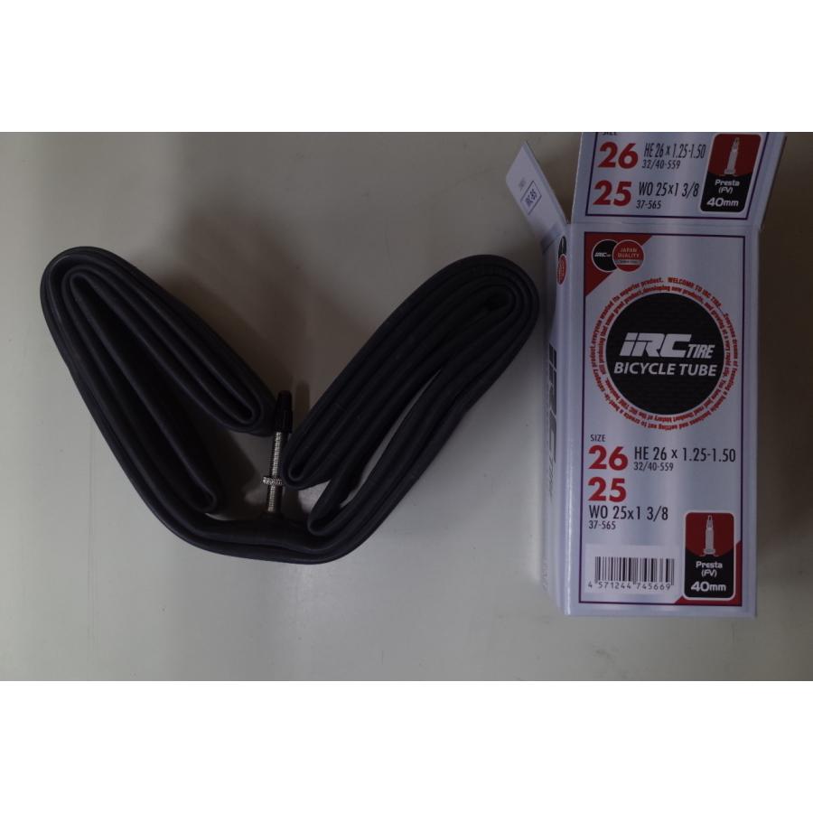 IRC IRC HE 26x1.25-1.50(32/40-559) 仏式バルブチューブ バルブ長:40mm : ユメリン沼津 - 通販 - Yahoo!ショッピング