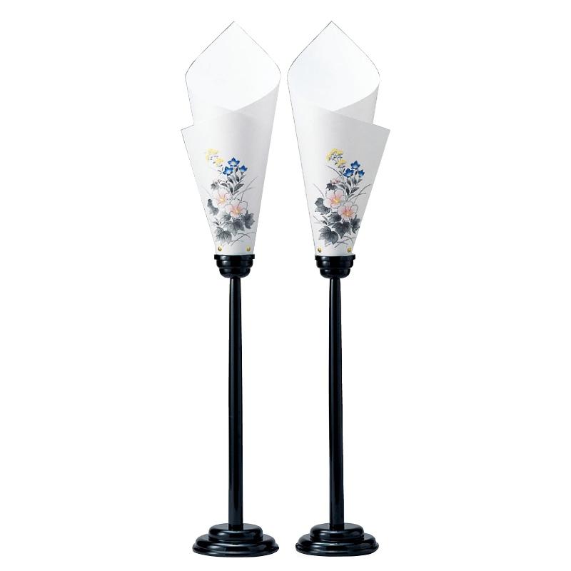 盆提灯 岐阜提灯 置き提灯 霊前灯 法明灯3号 絵入 2個セット (P21)(4393) : 人形のゆめさき - 通販 - Yahoo!ショッピング