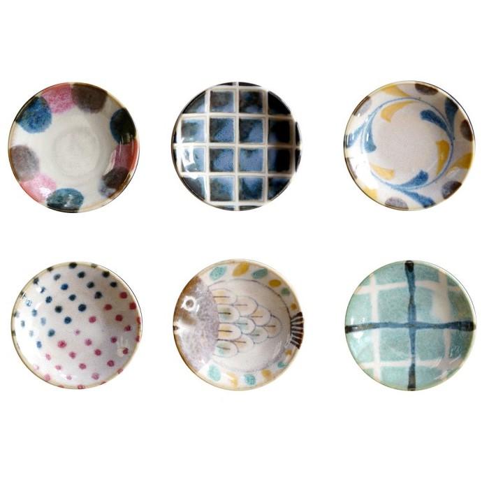 ブラッシュカラー 六種小皿揃 タンス化粧箱入り 7-2072 【AWASAKA（アワサカ）】 : 夢陶房 - 通販 - Yahoo!ショッピング