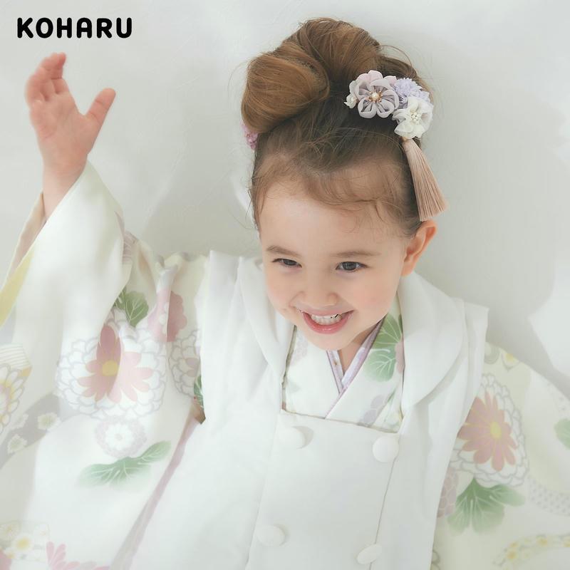 753 七五三 着物レンタル 3歳 コハク ブランド着物 女の子 フルセット 被布 白x白菊熨斗目 三歳 K239 :K239:京都着物レンタル夢館 Yahoo!店 - 通販 - Yahoo ...