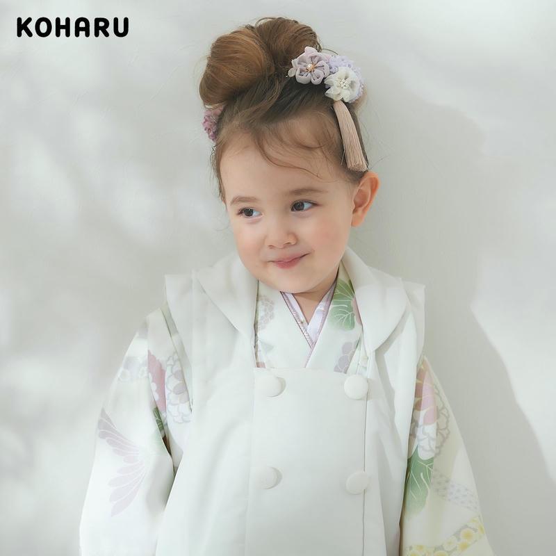 753 七五三 着物レンタル 3歳 コハク ブランド着物 女の子 フルセット 被布 白x白菊熨斗目 三歳 K239 :K239:京都着物レンタル夢館 Yahoo!店 - 通販 - Yahoo ...