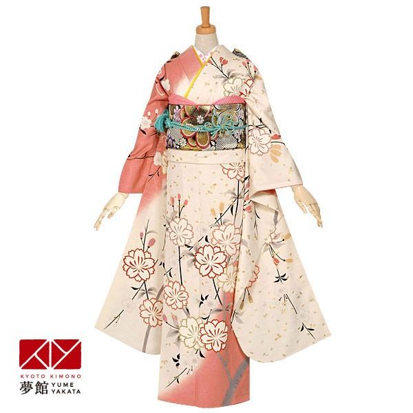 振袖 レンタル 成人式 結婚式 訳あり商品 安い 白 古都の桜(絹)(宅)(R1605)12月〜1月利用 対応身長147〜154cm RS751 : 京都着物レンタル夢館 Yahoo!店 ...