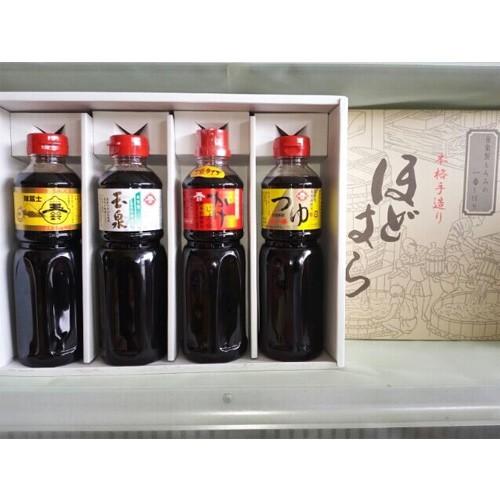 福島県特産物 福島の味 玉鈴醤油 旨味ざんまい4本セット500ml×4本 玉鈴ギフト 湯野川商店yahoo店 通販 Yahoo 7194