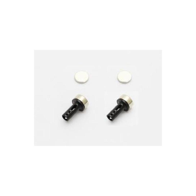 RC-ART 5mmアルミボディマウントキャップ(マグネット)ブラックART2143 : ユリとソラ - 通販 - Yahoo!ショッピング