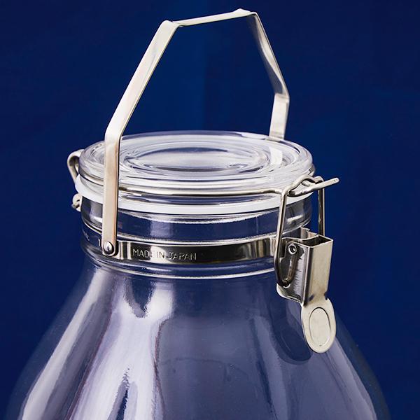 share with Kurihara harumi 取手付 密封びん 4L 栗原はるみ ギフト包装可 キッチン用品 保存瓶 梅酒 Cellarmate セラーメイト レシピ付 4000ml ...