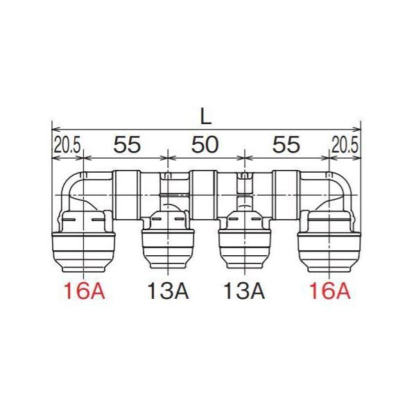オンダ FF型 回転ヘッダー IN16A×OUT16A・13A 【品番：WH1A-FF06】 : 生活雑貨 yutorito - 通販 - Yahoo!ショッピング