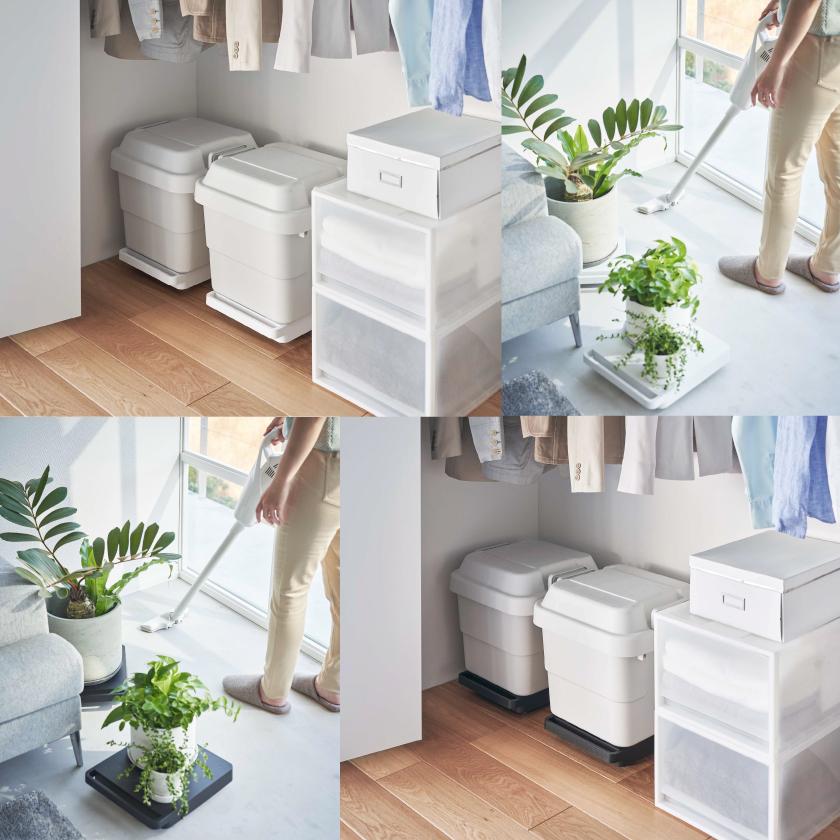 tower 山崎実業 自立する台車 タワー 正方形 ホワイト 4903208054553 4903208054560 ブラック 5455 5456 : 生活雑貨 yutorito - 通販 ...