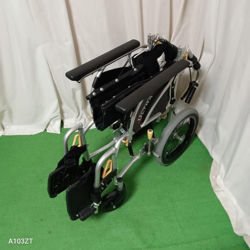 中古 車椅子 Bランク 日進医療器 介助式車椅子 ULTRA NAH-U2W 42幅 肘上げ フットスイング 折りたたみ WC-12263 : 福祉用具リサイクル店・ゆとりっぷ - 通販 ...