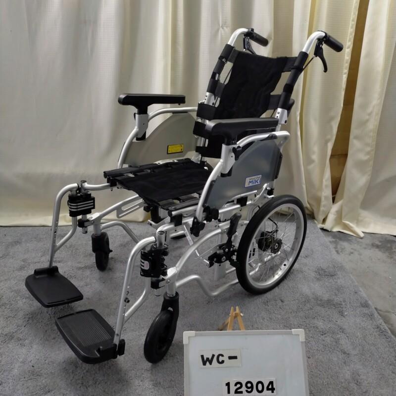 中古 車椅子 Bランク ミキ 介助式 イージーフィット MEF-16 ノーパンクタイヤ WC-12904 : 福祉用具リサイクル店・ゆとりっぷ ...
