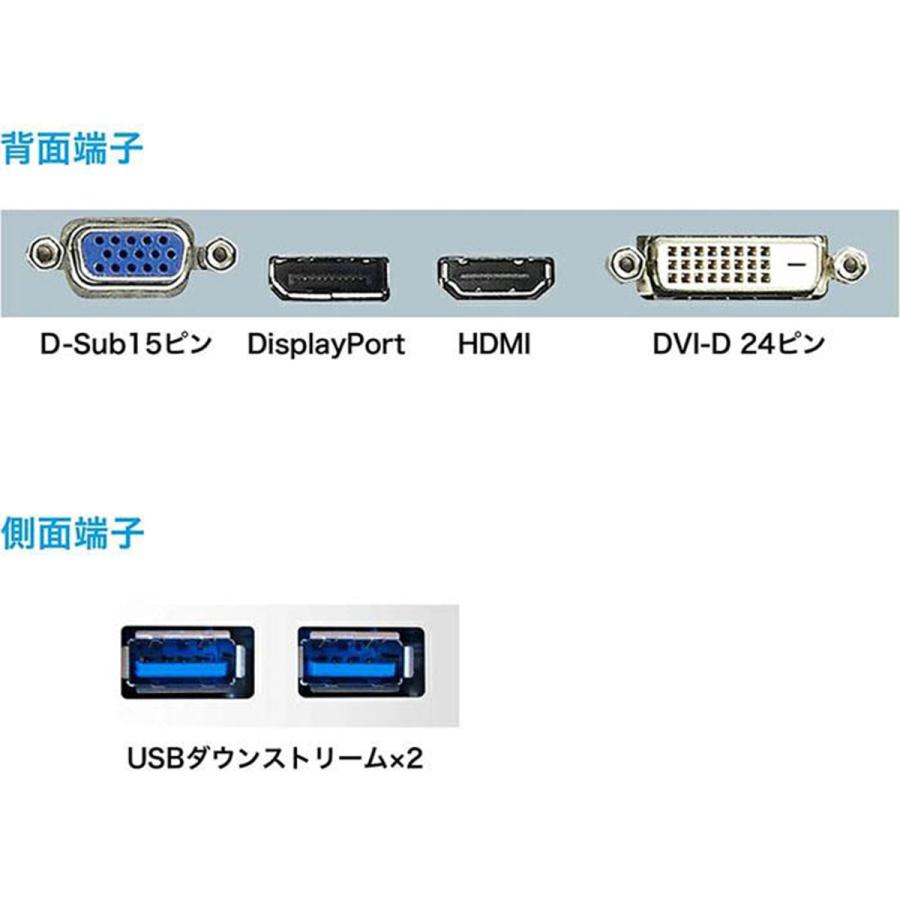 FlexScan EIZO 画面回転 液晶モニター EV2451 23.8インチワイド ブラック IPS W-LEDシステム フルHD1920x1080 HDMI DisplayPort D ...