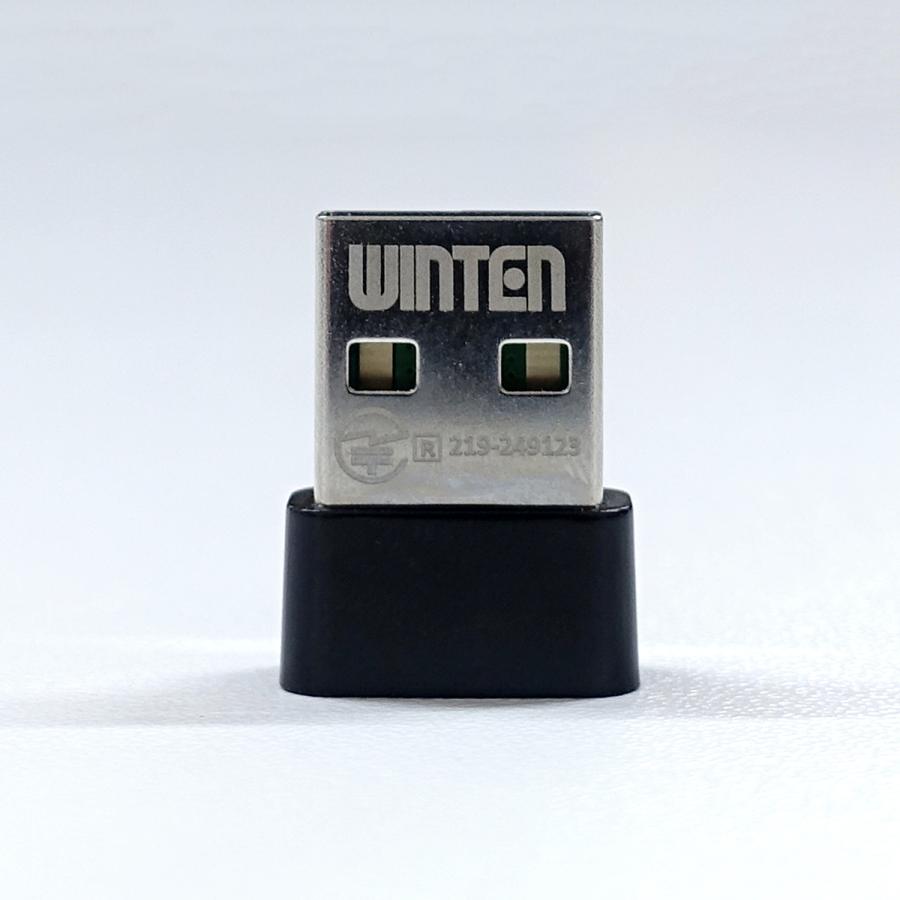 WINTEN 無線LAN 子機 WiFi アダプター USB 超小型 高速 USB2.0 Wi-Fi5 AC600 150Mbps / 433M2.4GHz&5.8GHz 無線アダプター ...