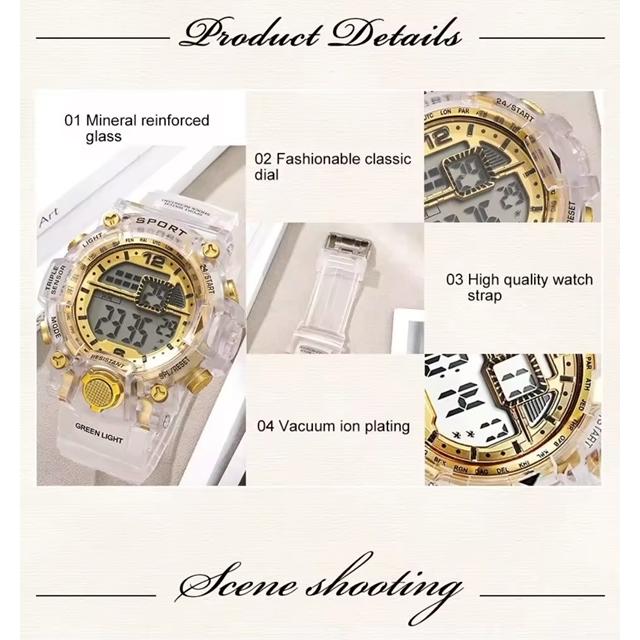 2 スポーツ腕時計 腕時計 時計 デジタル式 LED デジタル腕時計 デジタル 自転車 スポーツ アウトドア キャンプ ランニング LED ...