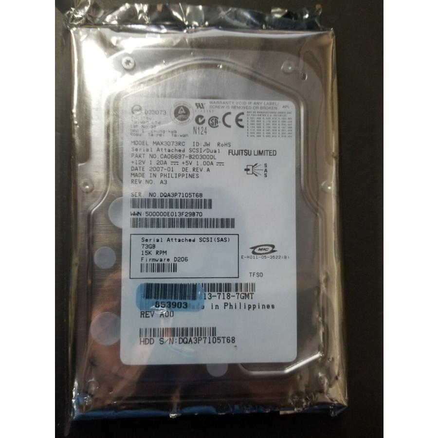 FUJITSU 73 GB SAS 15000 rpm 3.5 hard drive MAX3073RC CA06697-B20300DL ...
