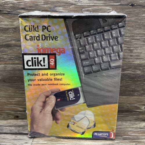 Vintage - Iomega Clik 40mb PC Card Drive for Laptops (12022) NEW SEALED ...