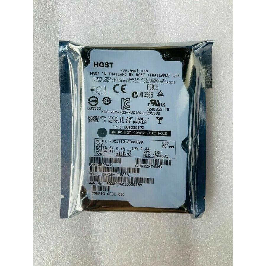 HGST 1.2TB 10K 2.5"" SAS 6.0GB/s Enterprise HDD HUC101212CSS600 Hard ...