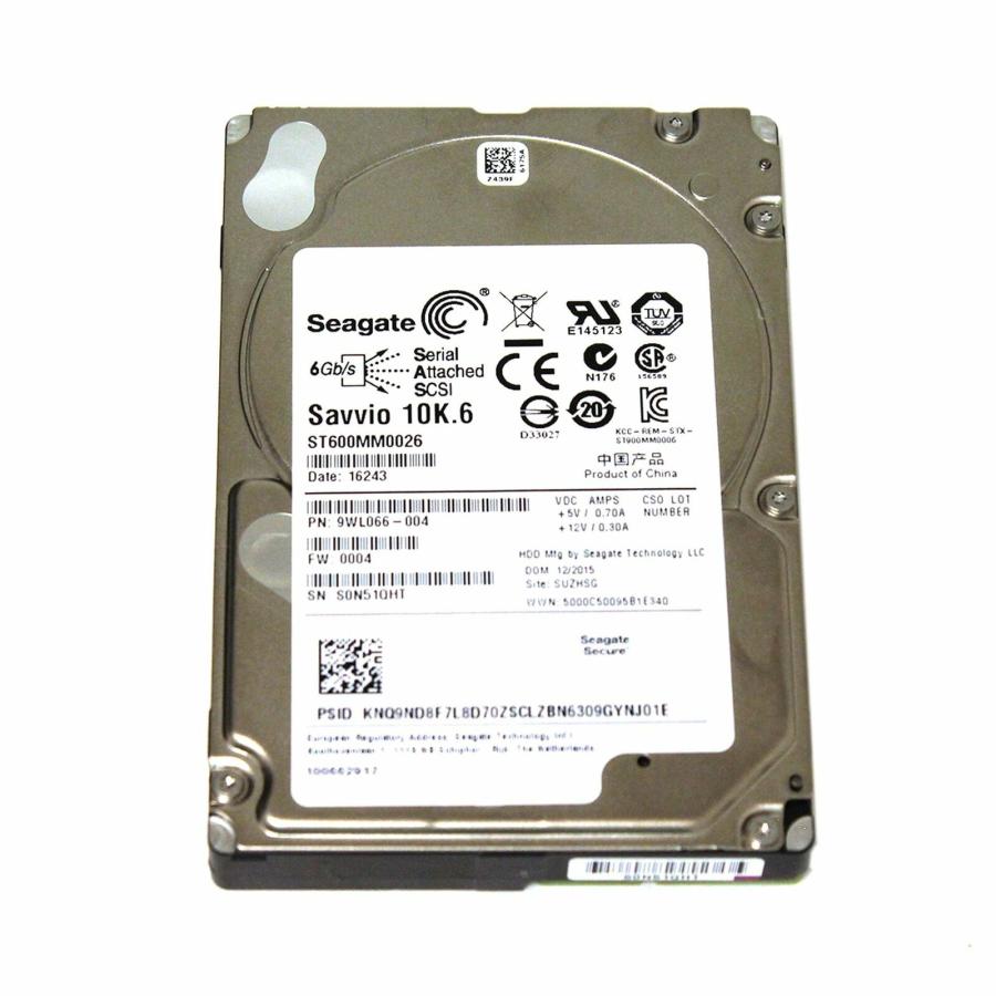Seagate ST600MM0026 10K.6 600GB 10K 2.5 SED SAS Hard Drive : うえたPC - 通販 - Yahoo!ショッピング