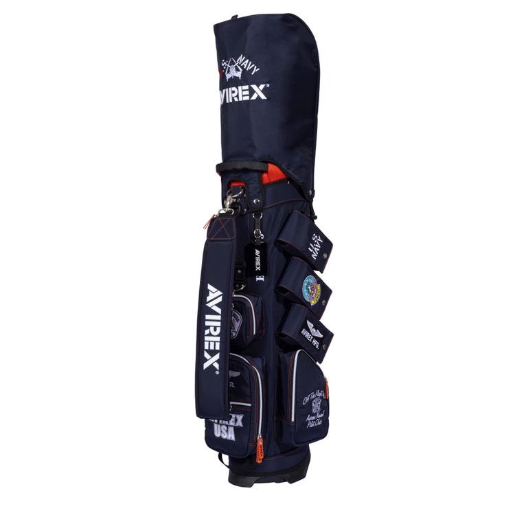 AVIREX GOLF アヴィレックスゴルフ 9型 スタンド式 キャディバッグ AVG3S-BA12【AVIREX】【8ポケット】 : 遊遊スポーツ ヤフーショッピング店 - 通販 ...