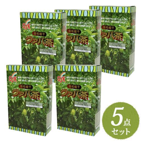 小谷穀粉 【送料無料】OSK グァバ茶 160g(5g×32袋)まとめ買い5点セット【小谷穀粉】 : 健美の恵 あふれる - 通販 - Yahoo!ショッピング