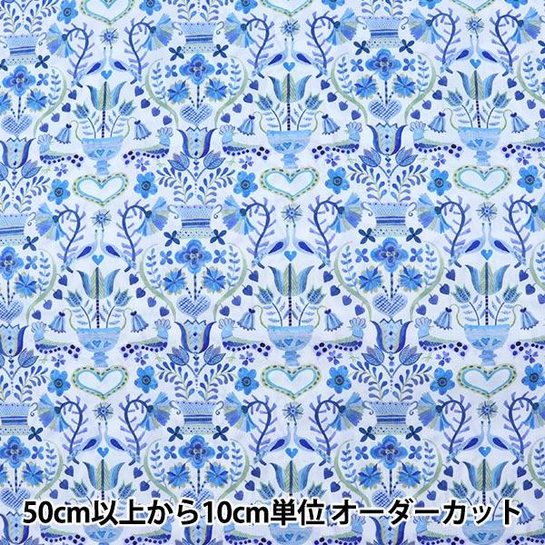 LIBERTY. 【数量5から】 生地 『LIBERTY リバティプリント タナローン Love Birds(ラブ・バーズ) 3631248 ...