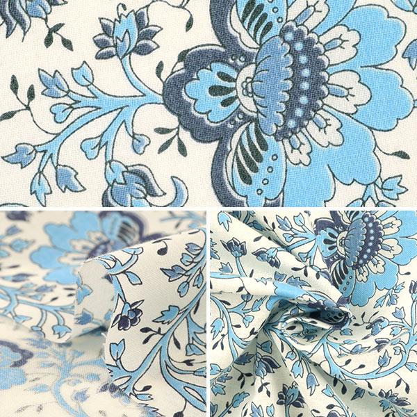 【数量5から】 生地 『シーチング 花柄 CC823026-1』 YUWA 有輪商店 : 121-08-505-001 : ユザワヤ - 通販 - Yahoo!ショッピング