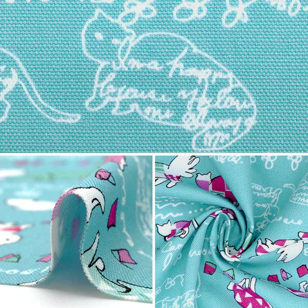 【数量5から】 生地 『オックス ネコ柄 ブルー CC153084-1』 YUWA 有輪商店 シャルマンコレクション : ユザワヤ - 通販 - Yahoo!ショッピング