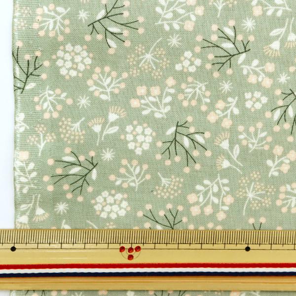 【数量5から】 生地 『シーチング FUWARI 花柄 グリーン 8800-7C』 : 121-27-025-002 : ユザワヤ - 通販 ...