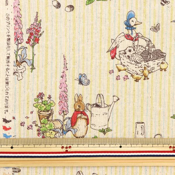 【数量5から】 生地 『綿麻キャンバス ピーターラビット クラシックリネン イエロー PRC-06C』 :124-07-026-003:ユザワヤ - 通販 - Yahoo!ショッピング