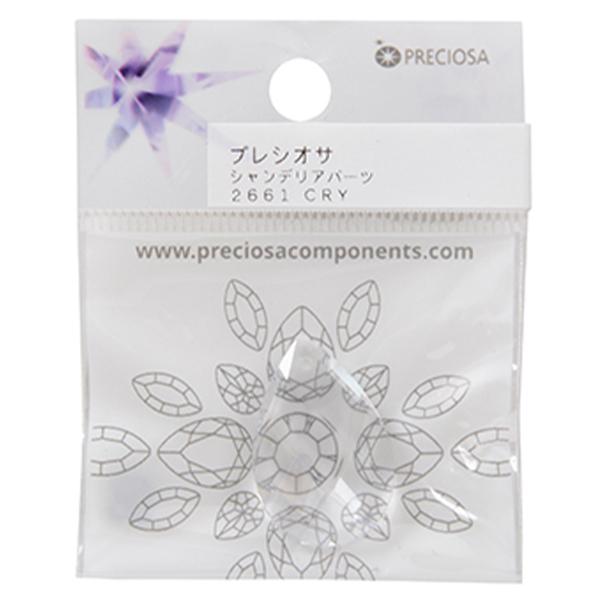 ビーズ 『プレシオサ シャンデリアパーツ 2661 クリスタル 2.8×1.8cm』 : ユザワヤ - 通販 - Yahoo!ショッピング