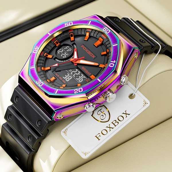 Ligeブランドfoxboxデジタルメンズ腕時計トップの高級スポーツクォーツ腕時計すべての鋼軍事50メートル防水時計 + ボックス : YUZURIHA - 通販 - Yahoo!ショッピング