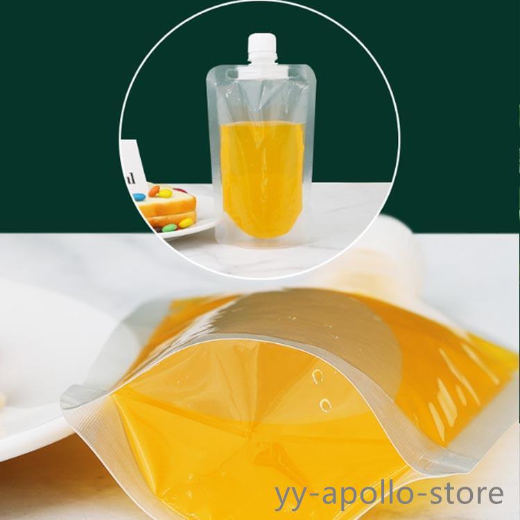 200枚入り スパウトパウチ 100 150 200 250 300 380 500ml ふた付き 透明 スタンドパック キャップ付 パウチ 規格袋 : p21071532cd83 ...