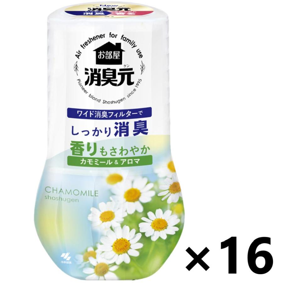 消臭元 【ケース販売!!】お部屋の消臭元 カモミール&アロマの香 400mlx16コ 小林製薬 : ワイワイショップ - 通販 - Yahoo ...