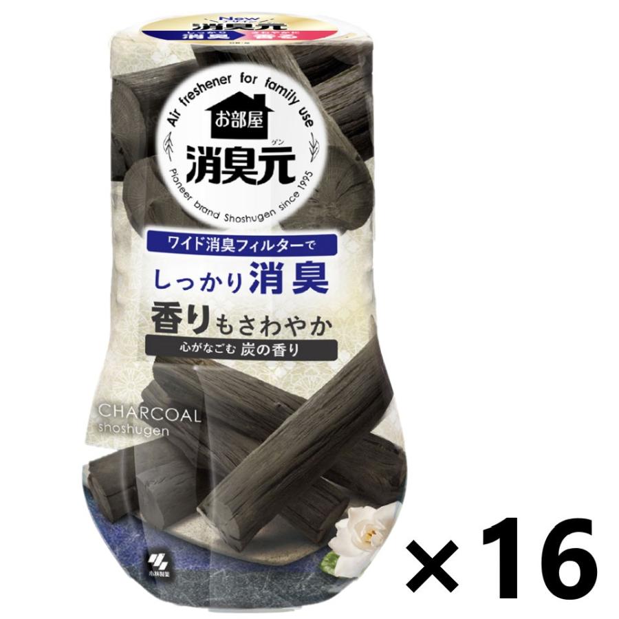 消臭元 【ケース販売!!】お部屋の消臭元 心がなごむ炭の香り 400mlx16コ 小林製薬 : ワイワイショップ - 通販 - Yahoo ...