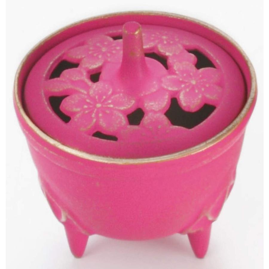 岩鋳(Iwachu) 香炉 さくら 金/ピンク 本体サイズ(cm):Φ8.5×H9 29211 デザイン小物 南部鉄器 : s-4940210292115-20220925 : ワイワイワイ ...
